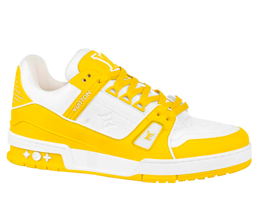 Louis Vuitton Trainer Yellow White Monogram – Sneakz